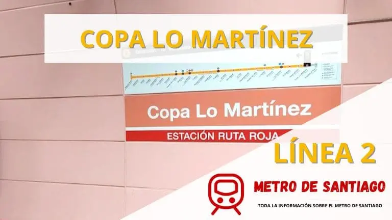 Metro Copa Lo Martínez | Mapa y cómo llegar 【2025】