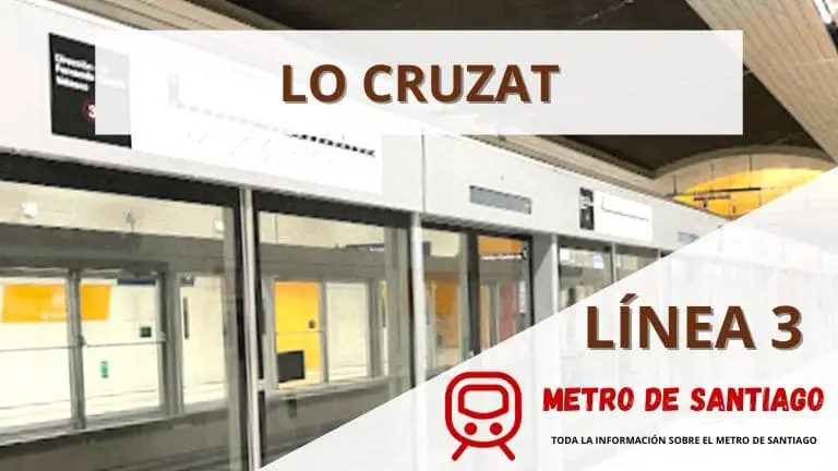 Metro Lo Cruzat | Mapa, cómo llegar y horario 【2025】